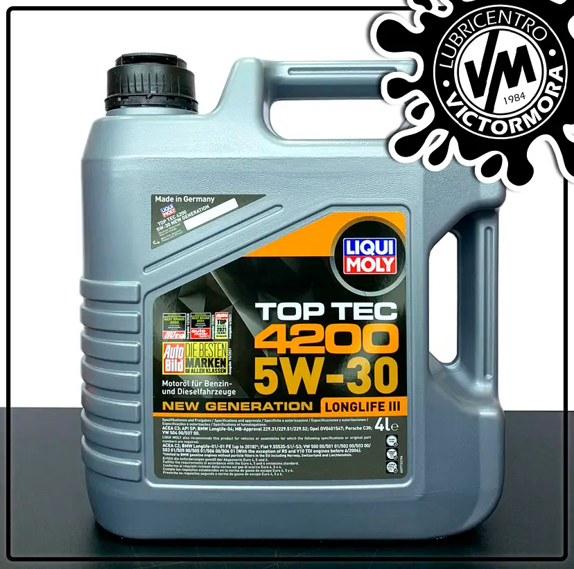 Liqui Moly TOPTEC 4200 5w30 de 4 litros – Lubricentro Victor Mora