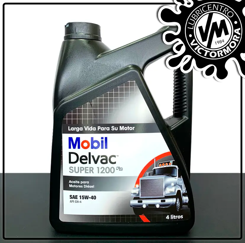 Mobil DELVAC Super 1200 F2 15w40 de 4 litros – Lubricentro Victor Mora