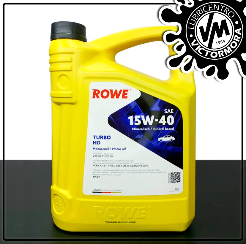 Rowe TURBO HD 15w40 de 4 litros – Lubricentro Victor Mora