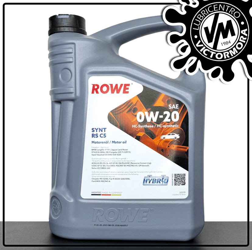 ROWE 0w20 de 5 litros – Lubricentro Victor Mora